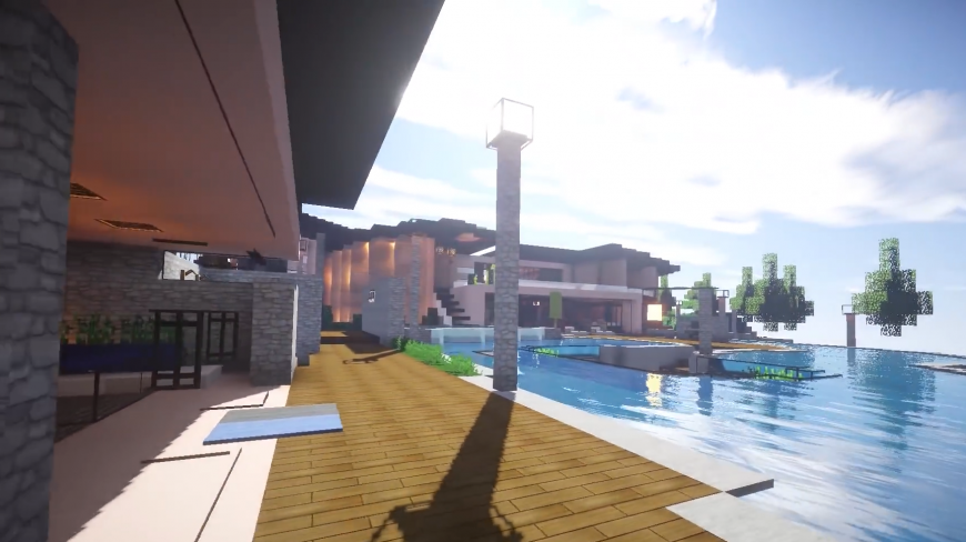 我的世界 - 美丽的现代住宅