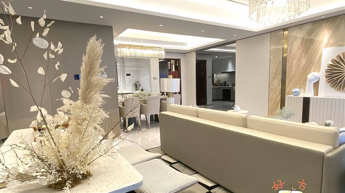 一梯一户边套大户型,128㎡四室两厅,客厅餐厅厨房书房开放式设计