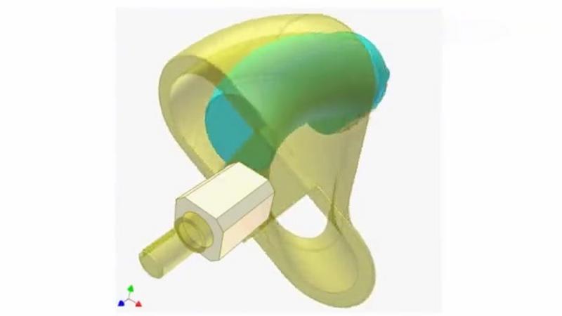 「机械原理动图」针齿轮传动机制运行原理-机械设计经典机构动画