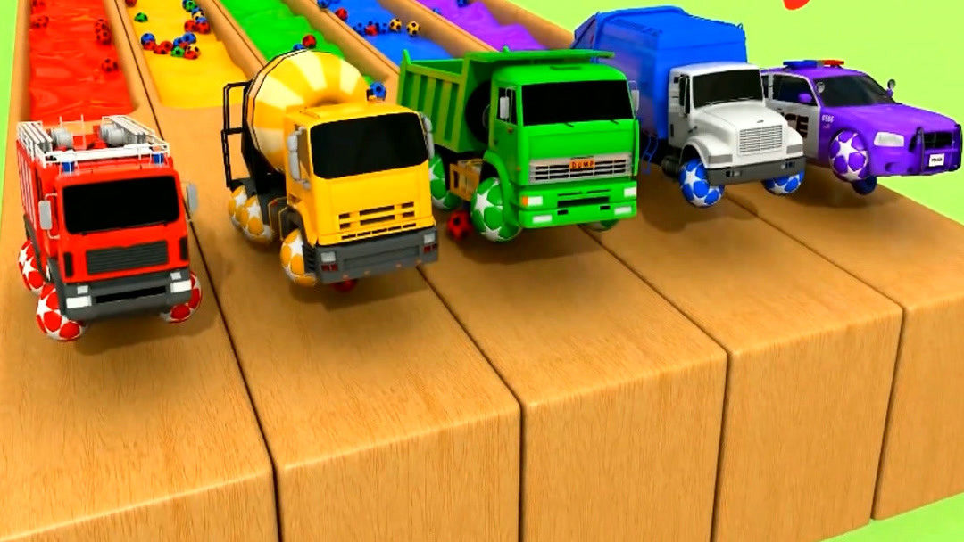 卡通汽车视频 学习汽车名称