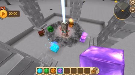 .迷你世界:神秘的遗迹加上这样放四种方块就可以召唤石