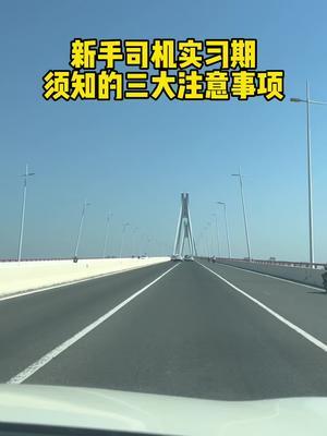 新手司机实习期须知的三大注意事项,你都了解了吗#每天一个用车知识 #新手司机看过来 #新手实习贴