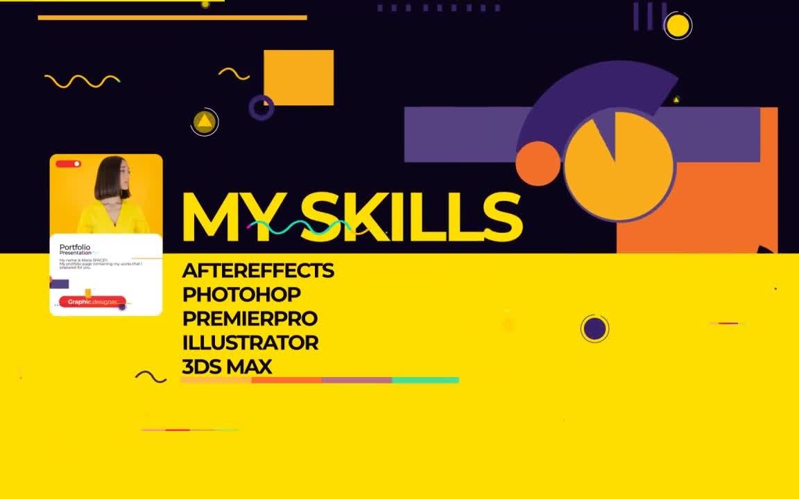 AE模板 | 创意动态文字图片排版动画标题展示作品宣传片