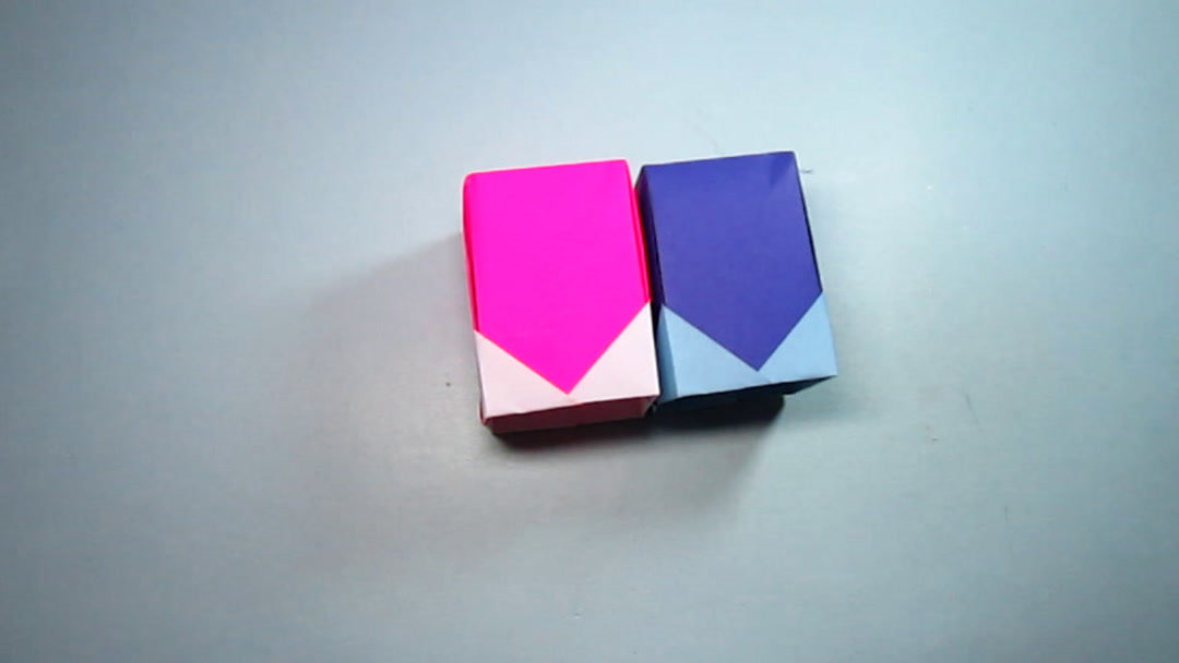 儿童手工折纸小笔筒,简单又漂亮的收纳盒笔筒的折法视频