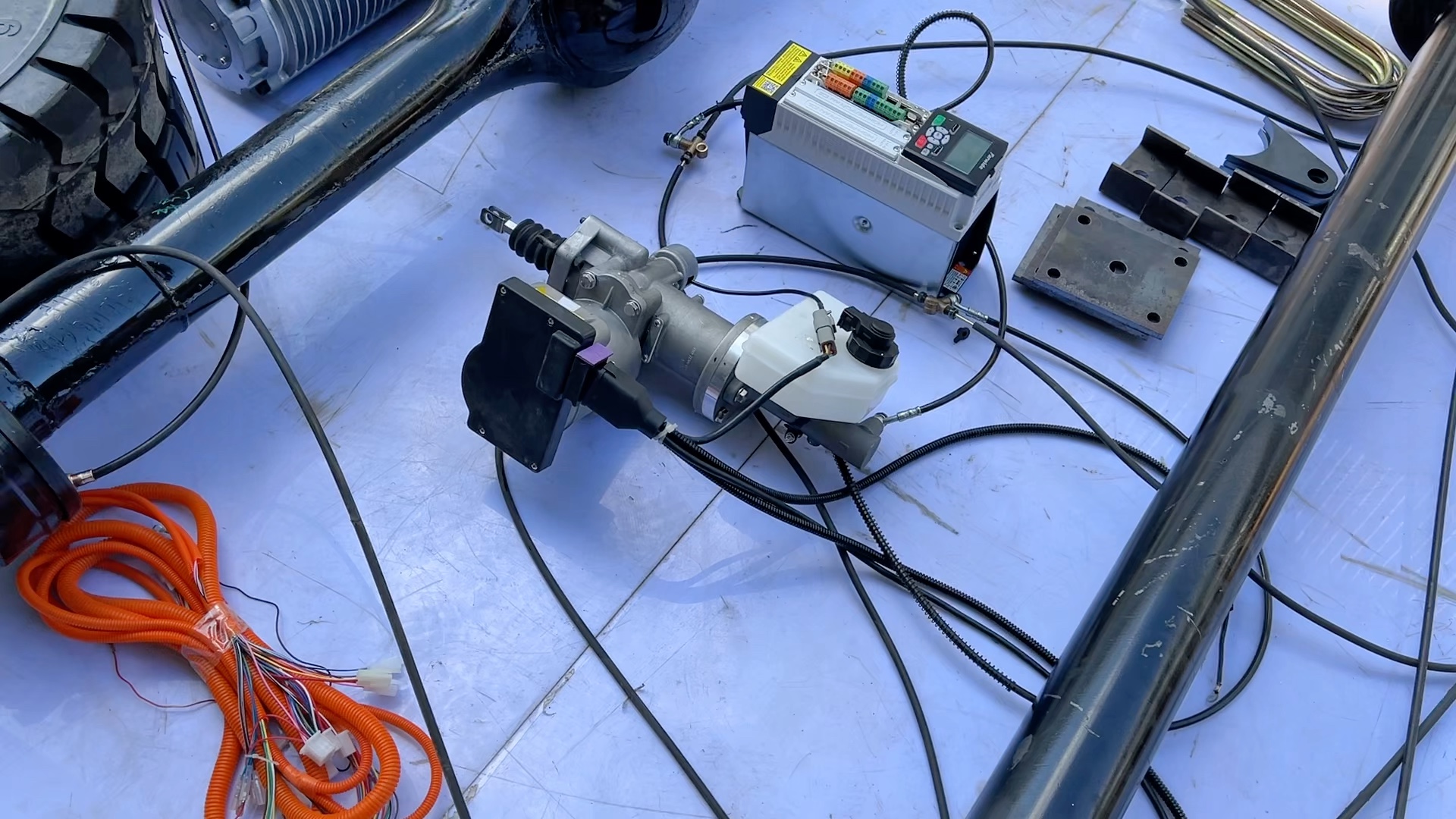 #高压380V三项驱动桥#线控高压驱动桥#重型高压380VCan通讯高校...