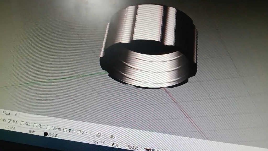 犀牛建模(茶杯盖)