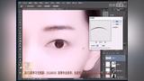 PS教程 PS转手绘教程 PS小悦人物转手绘眼睛处理上