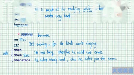 044初中英语语法-连词-并列连词