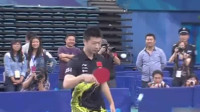 马龙张继科极限对拉,花式对打太精彩,网友:太欢乐了!