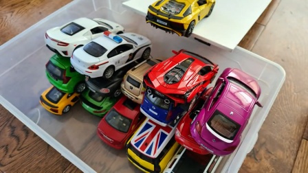 汽车模型!哇!这次的模型车里有一个超长的警车模型