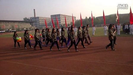 北京工业大学实验学院第八届运动会“会计电算化4班”入场式