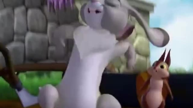 小兔子刚刚撒下种子,就长出了新鲜的果实!