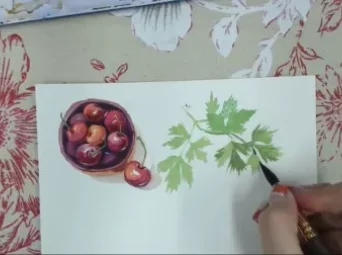 水彩--简单的清新小插画教程
