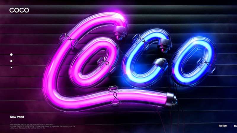 C4D霓虹灯字效果C4D零基础入门教程