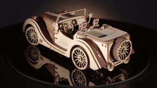 玩趣视频|Ugears系列 精致的仿真车模型 看一眼你会爱上它