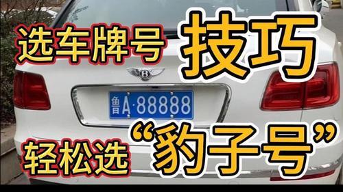 新车车牌号别去车管所选,在手机上就能轻松搞定,买新车赶早看