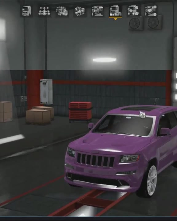 欧洲卡车模拟2MOD分享,吉普越野车头,200公里速度非常轻松