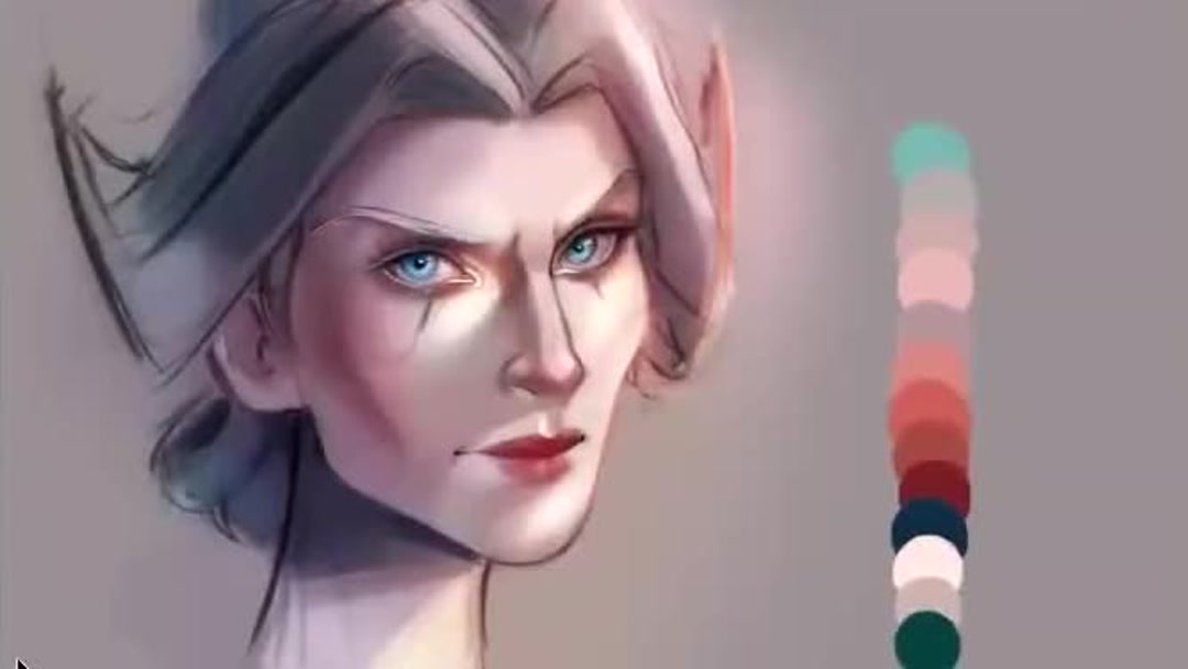 卡蜜尔同人CG手绘视频 1小时快速手绘超赞