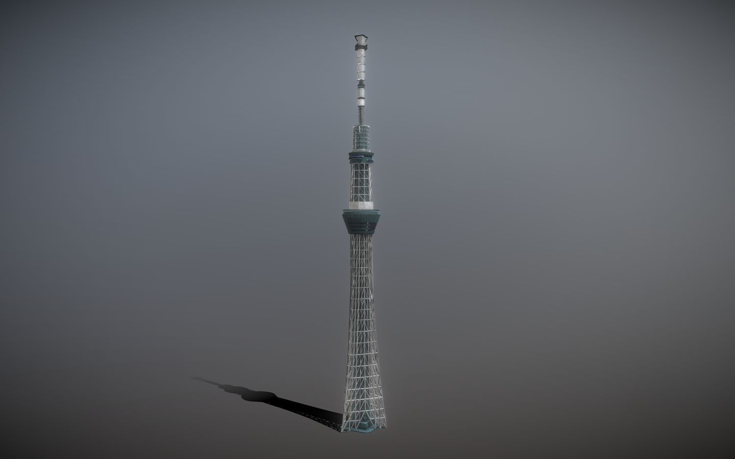 3D模型 - 东京晴空塔 - 附原文件获取地址