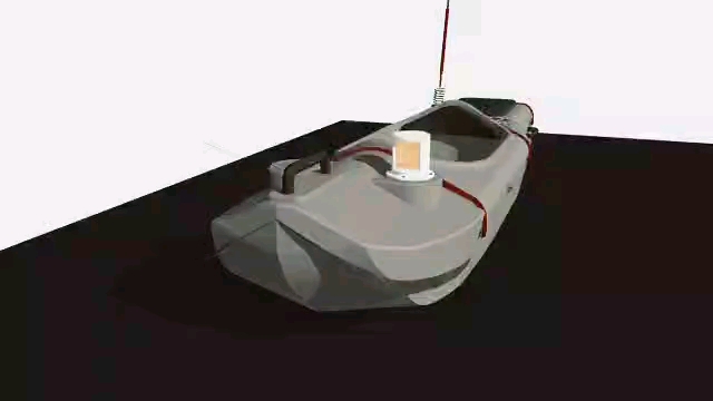 最新设计的一条动力冲浪 皮划艇