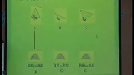 小学四年级数学优质课视频《三角形的分类》2