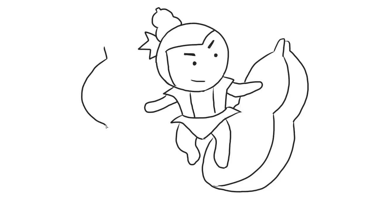 葫芦娃儿童亲子简笔画
