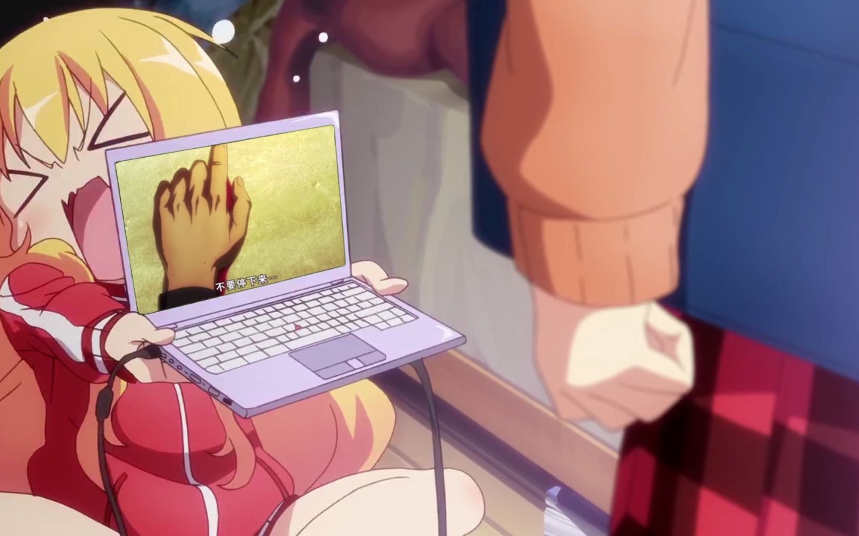 珈百璃的电脑绿布素材+使用例