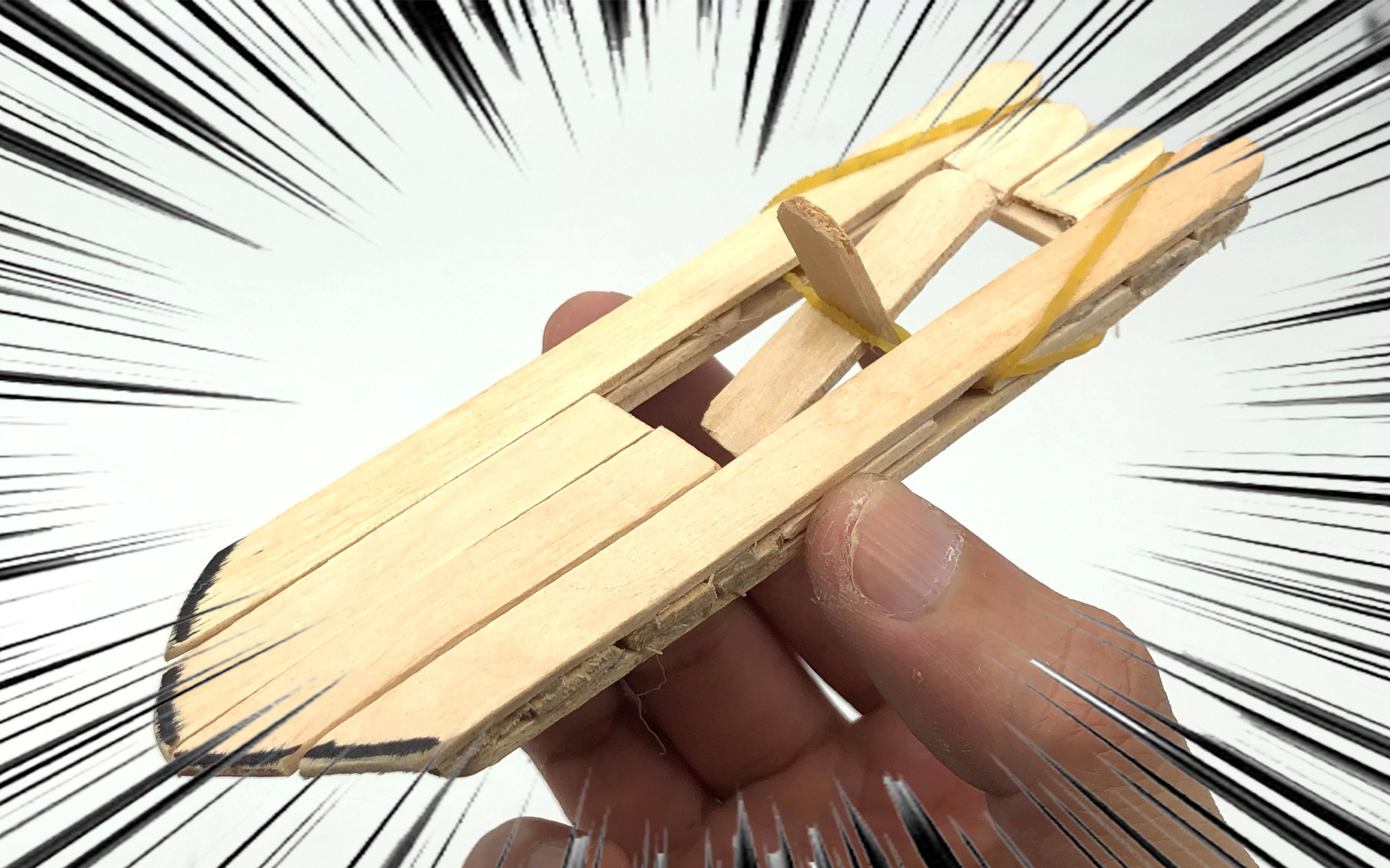 手工DIY|如何制作橡皮筋木船