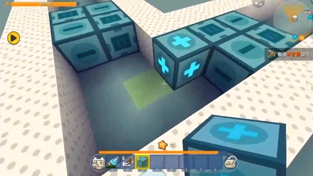 半仙迷你世界:半仙纯生存里建造飞船,可以无死角飞行,奥利给!