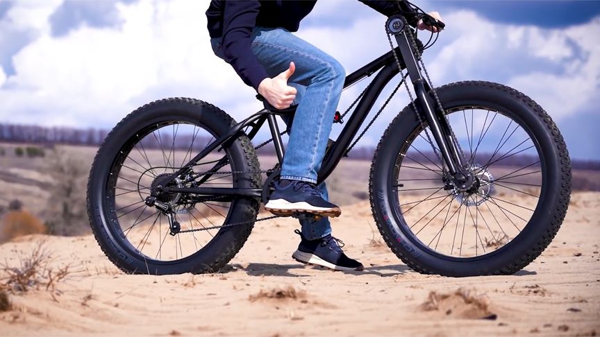 两驱!可以耍沙漠的自行车,什么原理?