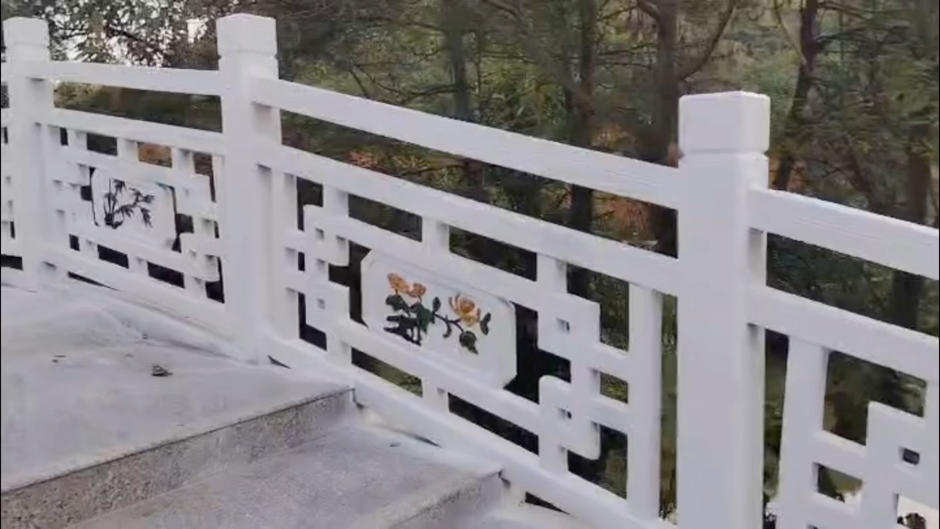 ...刷什么漆?石城仿古花格系列水泥栏杆的安装方法视频,江西赣州仿木...