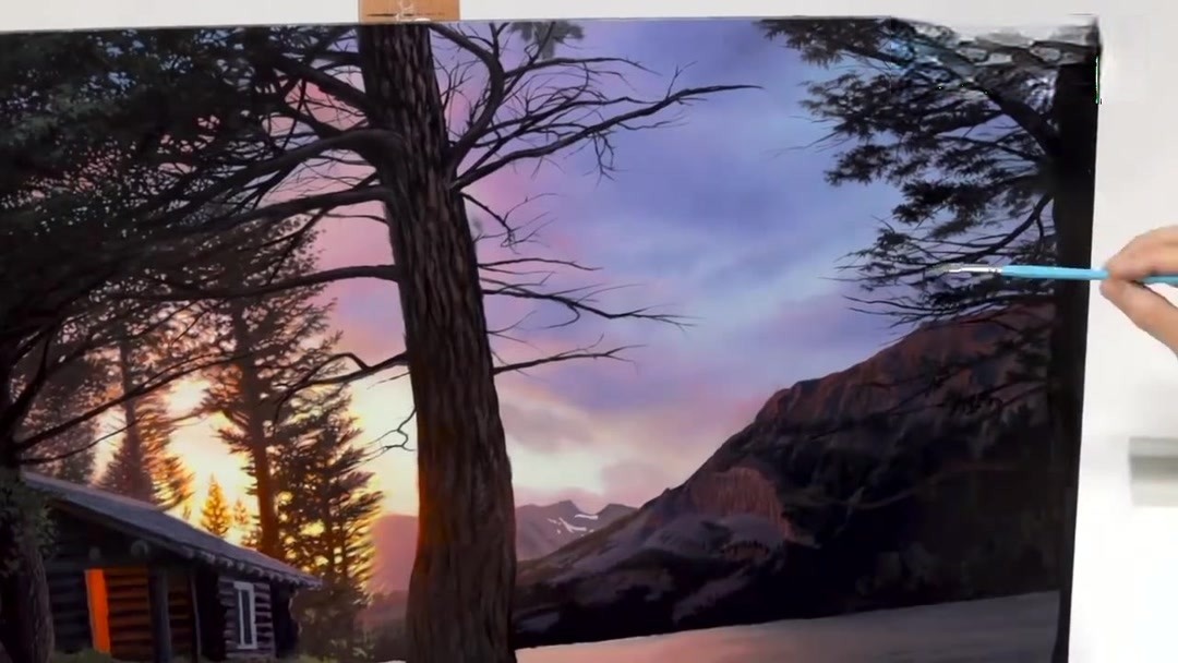 这才是真正的“风景”写实油画,看到最后,彻底被震撼到了!