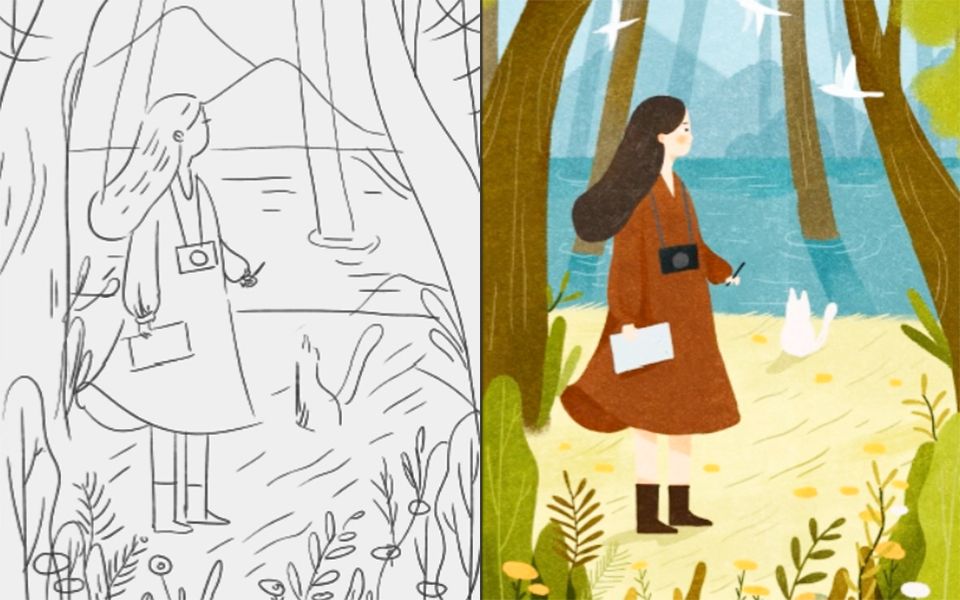 【商业插画】插画怎么学更简单,学好了有什么用,看完视频你就全懂了!