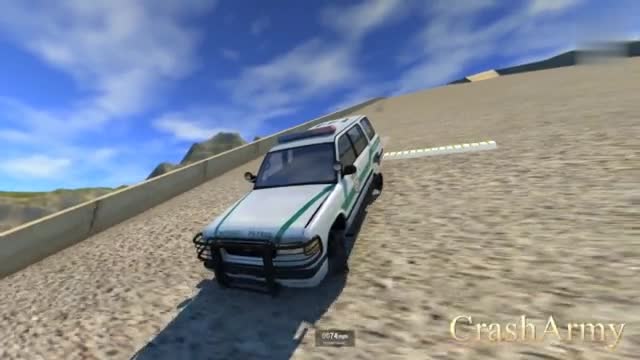 BeamNG:真实车祸模拟,牛顿都吃精了!p5