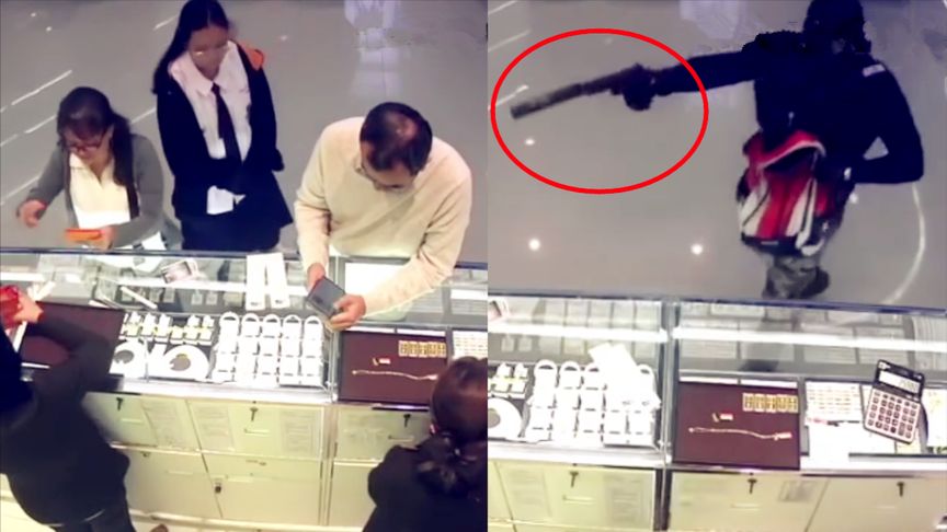 极度残忍!泰国男子抢金店 1分钟内杀5人 女孩目睹父母中枪身亡