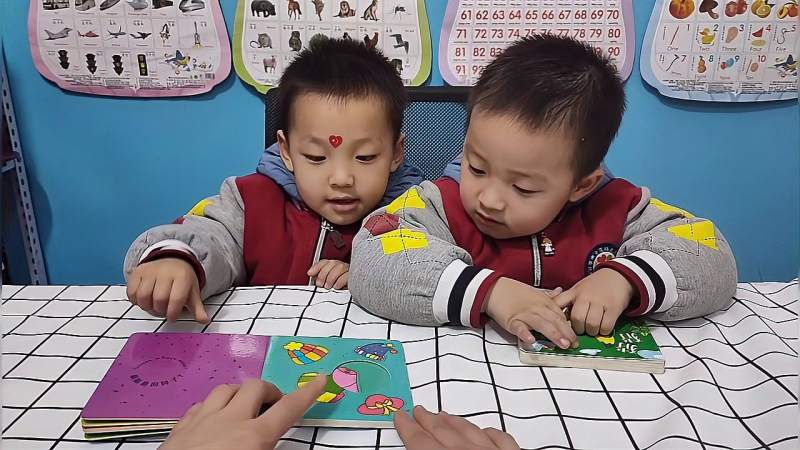 叮叮和当当猜猜看谁的鼻子和耳朵!