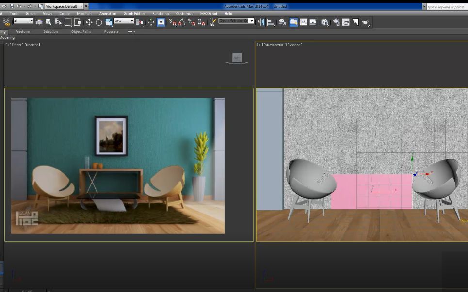 3dsmax 室内高质量建模渲染
