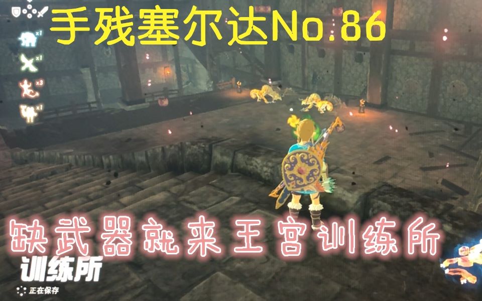 【手残塞尔达】No.86 没有武器了就去王宫训练所