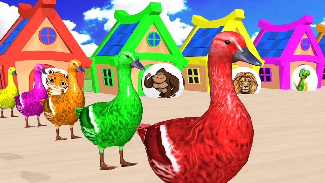 儿童益智动画!有趣的早教3D动物!和亮亮一起来学习一下吧!