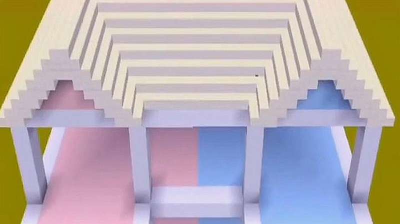 迷你世界:情侣别墅教程,简单好学