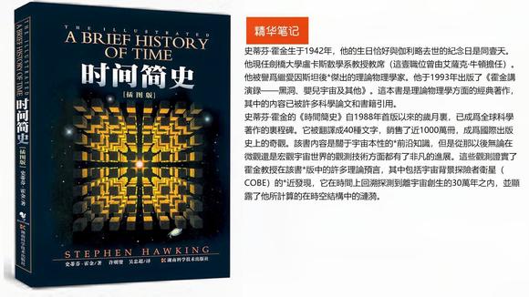 《时间简史》1988年首版以来,就是全球科学著作的里程碑。