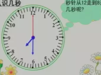 第2课《时、分、秒》秒的认识