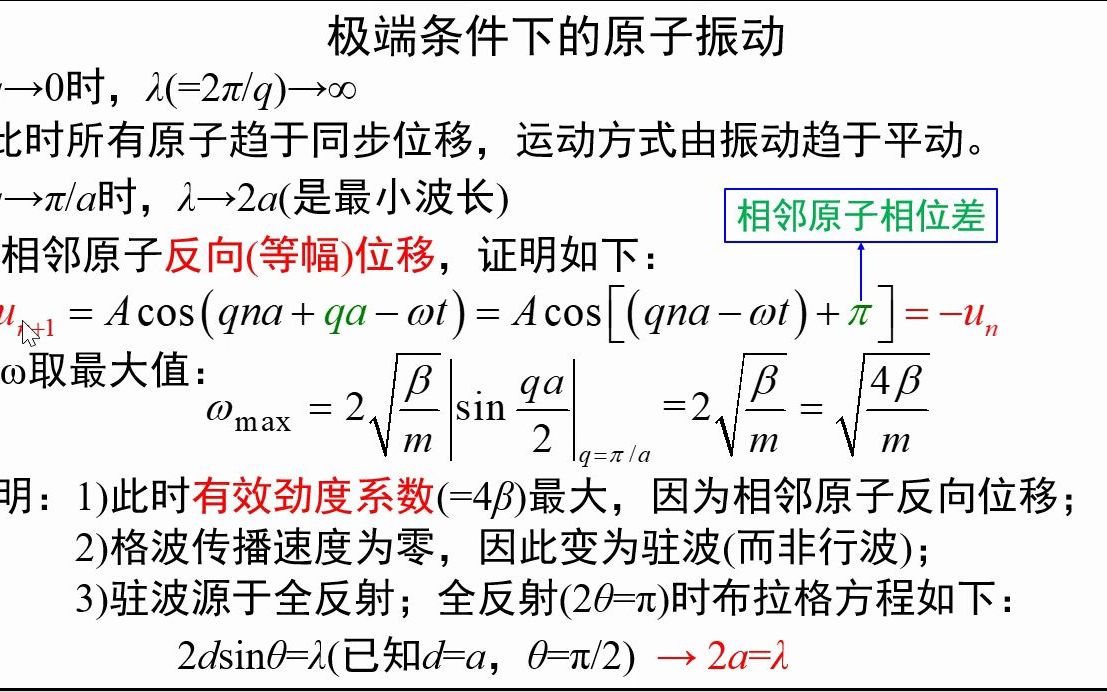 4.5-极端条件下的原子振动-《固体物理视频讲义》-吴锵