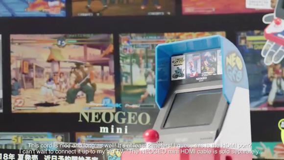 花泽香菜萌声演出 SNK 40 周年迷你街机《NEOGEO mini》宣传片