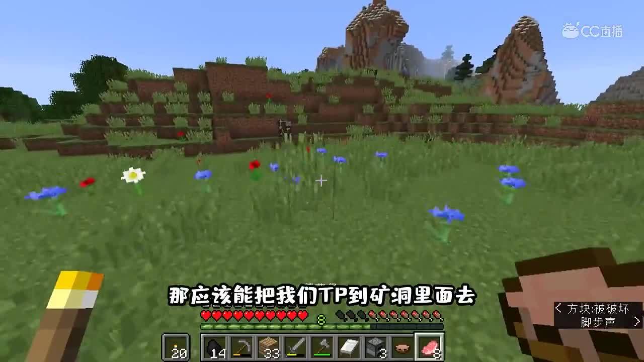 我的世界:每过30秒就随机传送,超级欧皇开局就找到了钻石