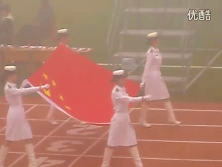 葫芦岛市第一高级中学运动会开幕式国旗护卫队