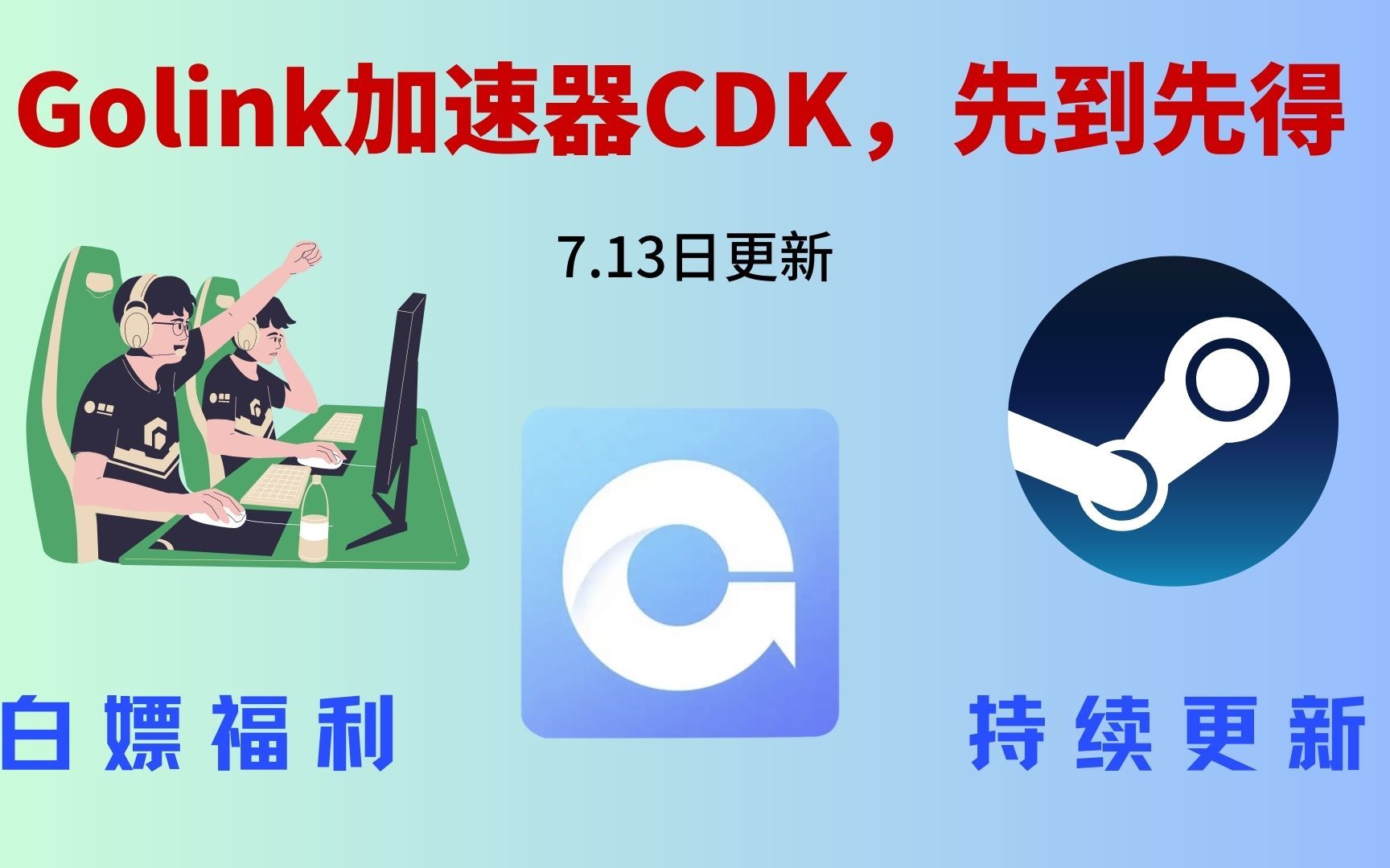 游戏加速器免费白嫖,golink加速器白嫖,持续更新,先到先得