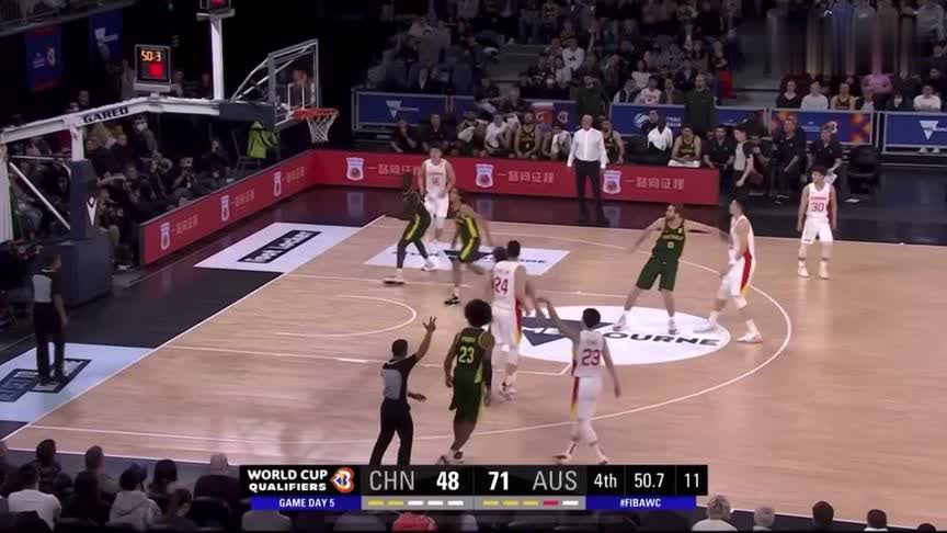 2023男篮世界杯预选赛…被澳大利亚狂虐