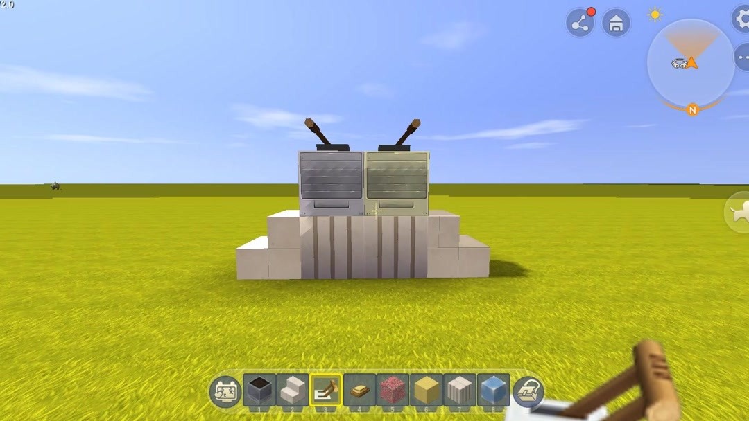 迷你世界:简易版电视机教程