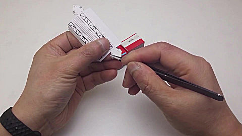 消防车立体折纸,最简易的模型玩具,DIY手工制作